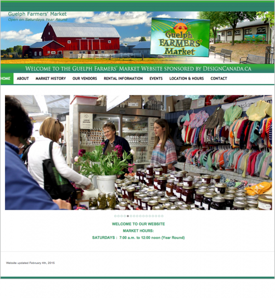 Guelph Farmers Market - Design Canada